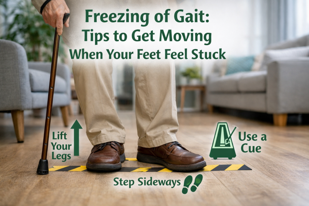 Freezing of Gait: Tips to Get Moving When Your Feet Feel Stuck